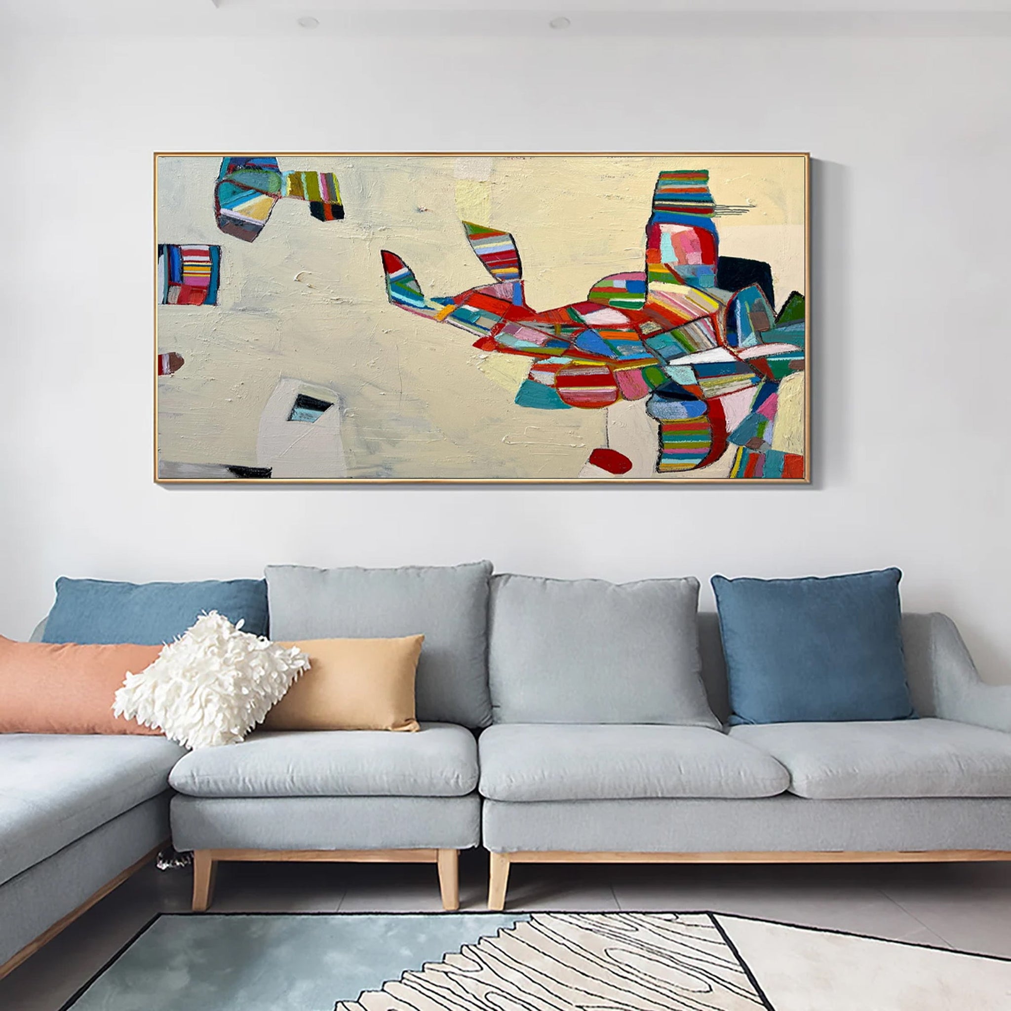 Vivid Mid Century Wall Art for Creative Spaces #MC001